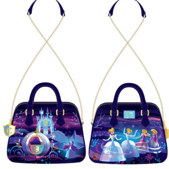 Loungefly | Bags | Loungefly Cinderella Castle Series Cross Body Bag ...